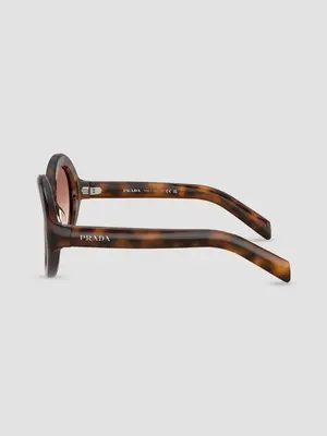 Prada 53mm Round Sunglasses