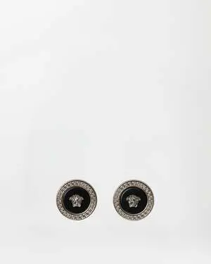 Versace Medusa Stud Earrings - Silver