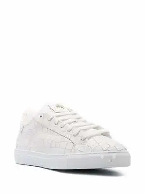 HIDE&JACK Crocodile-effect Low-top Sneakers