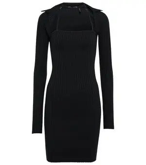 Helmut Lang Cotton-blend Minidress