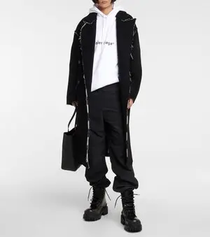 Balenciaga Strike Leather Ankle Boots - Black