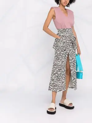 BLANCA VITA Sleeveless V-neck Top - Pink