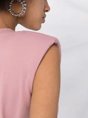BLANCA VITA Sleeveless V-neck Top - Pink