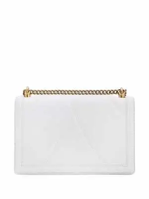 Dolce & Gabbana Large Devotion Shoulder Bag - White