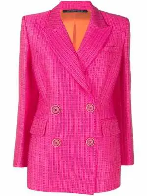 ANTONINO VALENTI Fitted Double-breasted Blazer