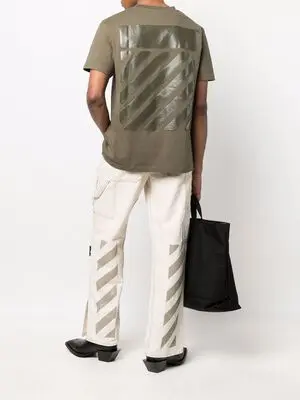 Off-White Logo-print T-shirt - Green