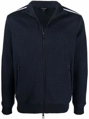 Giorgio Armani Zip Up Sweaters For Men
