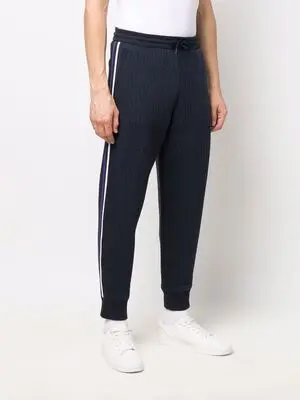 Giorgio Armani Ribbed Side-stripe Trousers