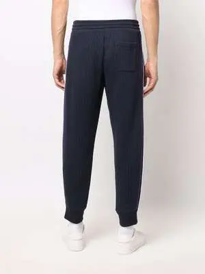 Giorgio Armani Ribbed Side-stripe Trousers