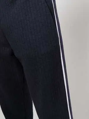 Giorgio Armani Ribbed Side-stripe Trousers