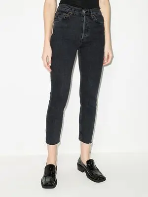 RE/DONE 90s High-rise Cropped Jeans