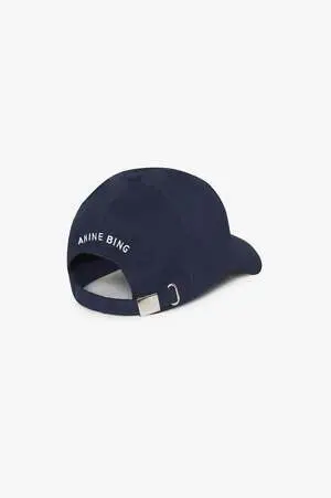 ANINE BING Jeremy Baseball Cap Ab Monogrampacific