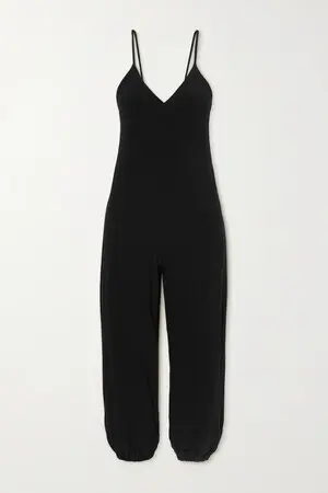 Norma Kamali Stretch-jersey Jumpsuit - Black