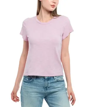 WILT CLOTHING Shrunken Crewneck T-shirt - Mauve Mist
