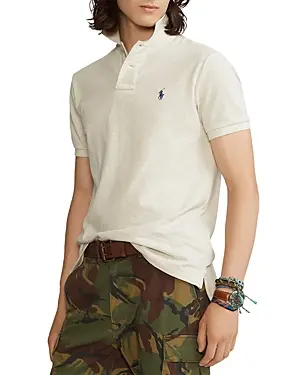 Polo Ralph Lauren Classic Fit Mesh Polo Shirt American Heather