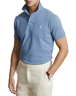 Polo Ralph Lauren Classic Fit Mesh Polo Shirt Channel Blue
