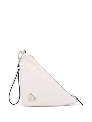 Prada Leather Triangle Pouch