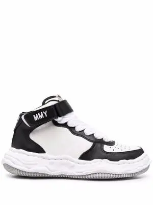 Mihara Yasuhiro Embroidered Logo Hi-top Sneakers - White