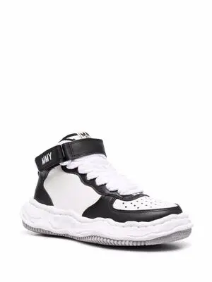 Mihara Yasuhiro Embroidered Logo Hi-top Sneakers - White