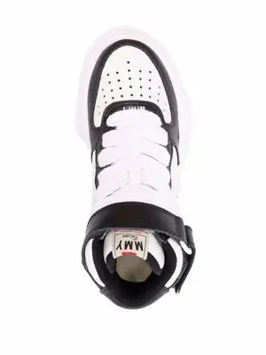 Mihara Yasuhiro Embroidered Logo Hi-top Sneakers - White
