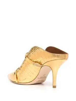 MALONE SOULIERS Maureen Crocodile-effect Mules