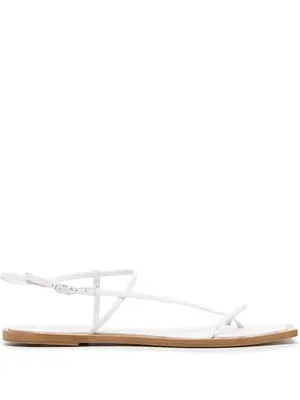 Studio Amelia Filament Square-toe Flat Sandals