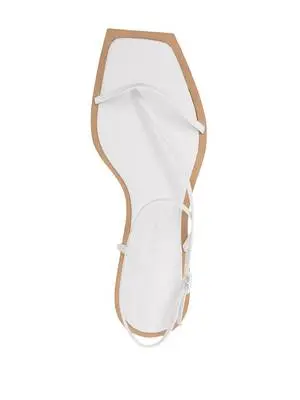 Studio Amelia Filament Square-toe Flat Sandals
