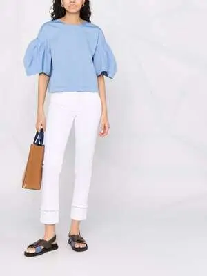 Fabiana Filippi Cropped Slim-fit Jeans