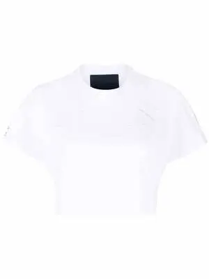 Philipp Plein Cropped Skull T-shirt