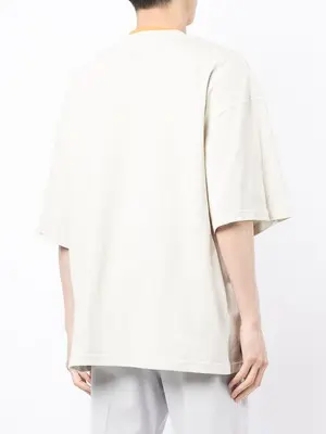 A-COLD-WALL* Blurred Logo-print T-shirt - Neutrals