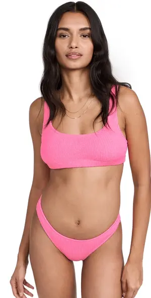 Good American Always Fits Scoop Bikini Top One-color