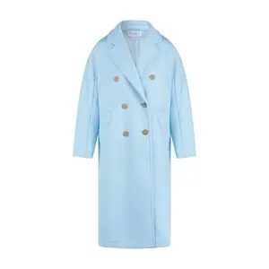 Max Mara 101801 Madam Icon Coat Light Edition - Azzurro