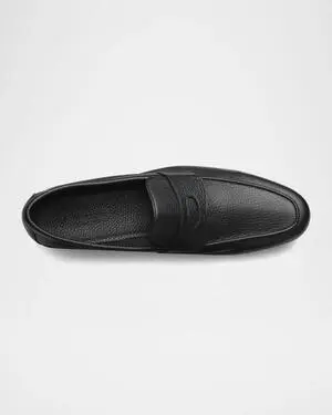 John Lobb Thorne Leather Penny Loafers - Black