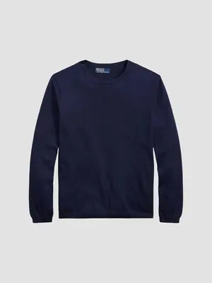 Polo Ralph Lauren Cotton Crewneck Sweater - Blue