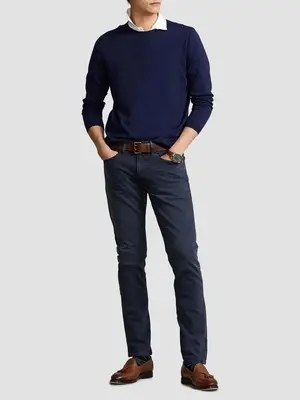 Polo Ralph Lauren Cotton Crewneck Sweater - Blue