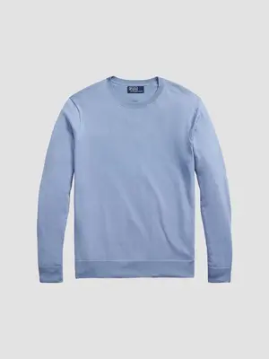 Polo Ralph Lauren Cotton Crewneck Sweater - Chambray Blue