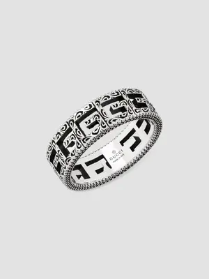 Gucci G Cube Sterling Ring - Silver
