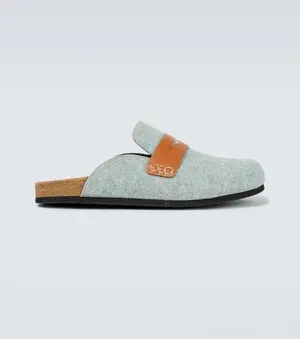 JW Anderson Felted Loafer Mules