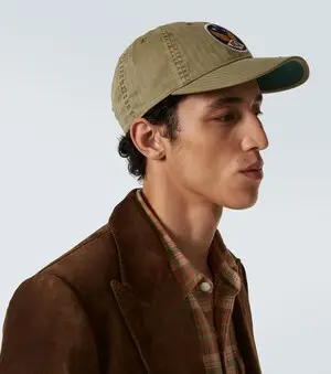 Ralph Lauren Embroidered Cotton Cap - Green