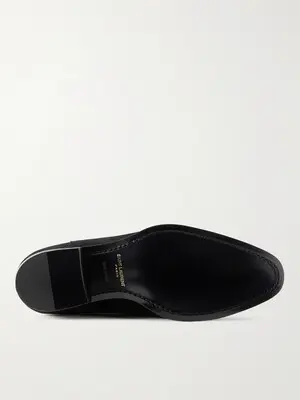 Saint Laurent Wyatt Suede Chelsea Boots - Black