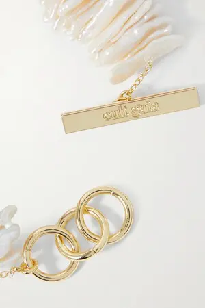 Cult Gaia Aliza Gold-tone Pearl Bracelet