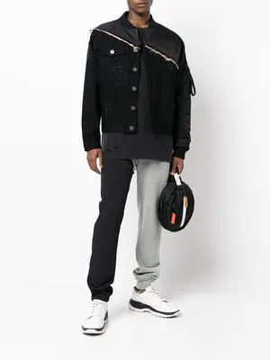 MOSTLY HEARD RARELY SEEN Patchwork Panelled Denim Jacket