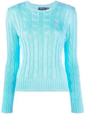 Polo Ralph Lauren Cable Knit Jumper - Blue