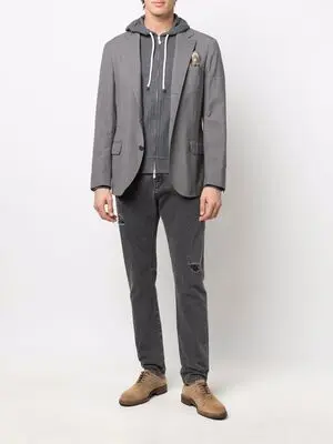 Brunello Cucinelli Straight-leg Ankle-length Jeans - Grey