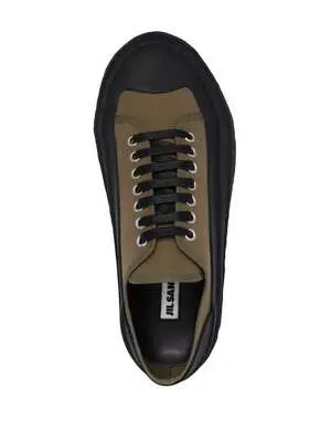 JIL SANDER Two-tone Lace-up Trainers