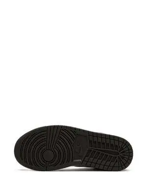 JORDAN Air 1 Mid Se Newsprint Sneakers - Black