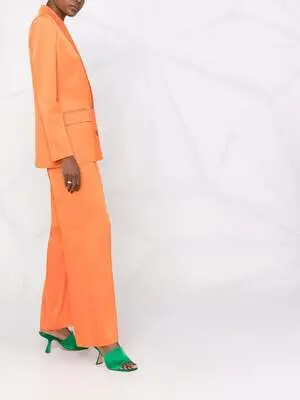 Patrizia Pepe Structured Shoulder Blazer - Orange