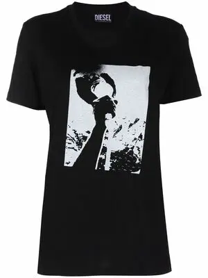 DIESEL® Graphic-print Short-sleeved T-shirt