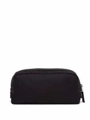 Prada Logo Plaque Wash Bag