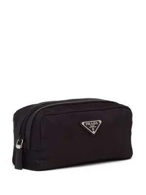 Prada Logo Plaque Wash Bag